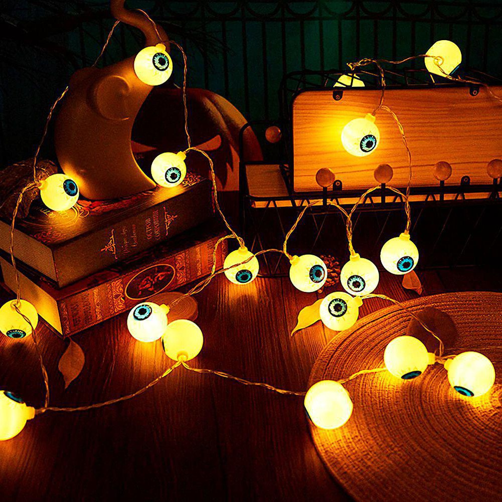 Moon Madrid Allentown Spook LED Halloween Eyeball String Lights - Moon ...