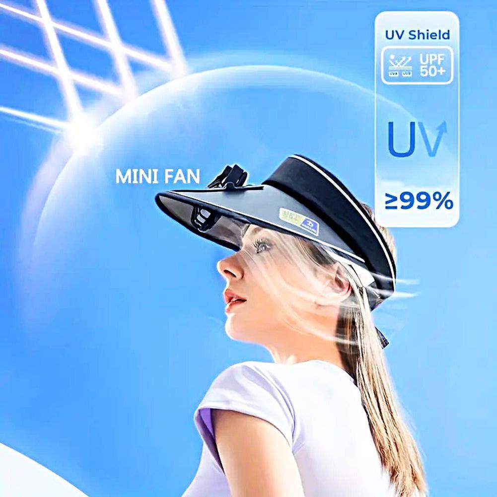 Moon Madrid Aurora Chill Wave Cooling Fan Visor - Moon Morris