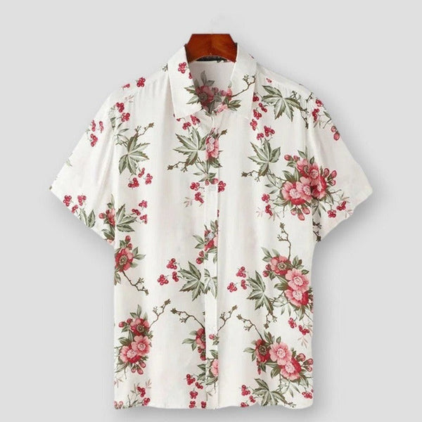 Saint Martin Elkins Floral Shirt - Moon Morris
